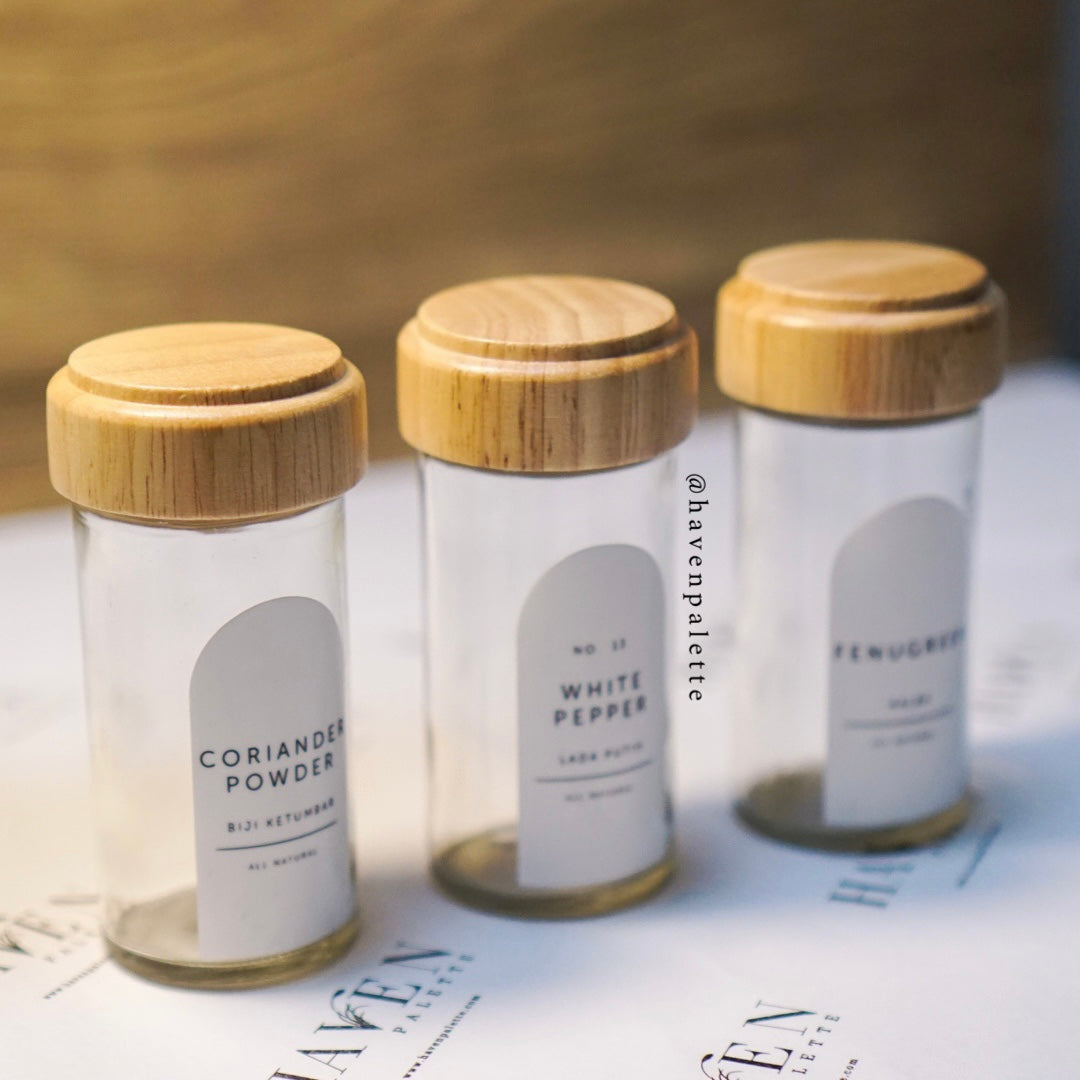 Custom Pantry Labels ARCH (3x6) – Haven Palette